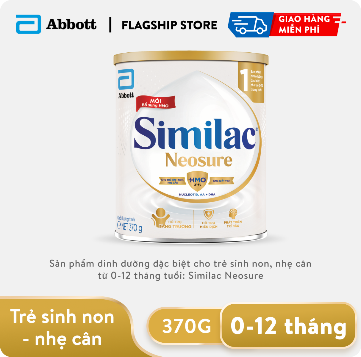 Similac Neosure (0-12 tháng) 370g